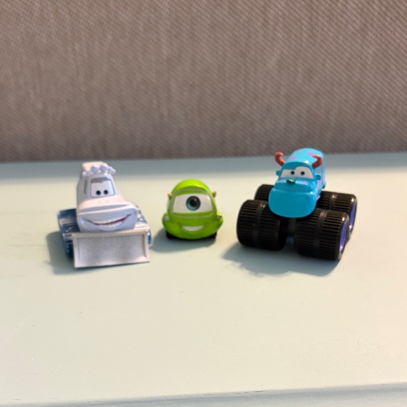 Mattel | Toys | Disney Pixar Cars Monsters Inc Toy Set | Poshmark